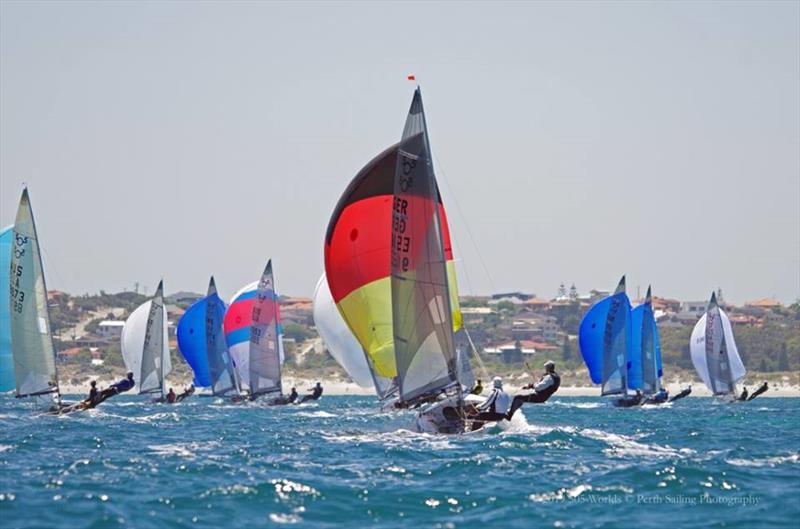 Final day of the 505 World Championship in Fremantle
