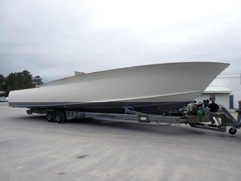 Jarrett Bay Boatworks Construction update: Hull 67 - 56' Renegade